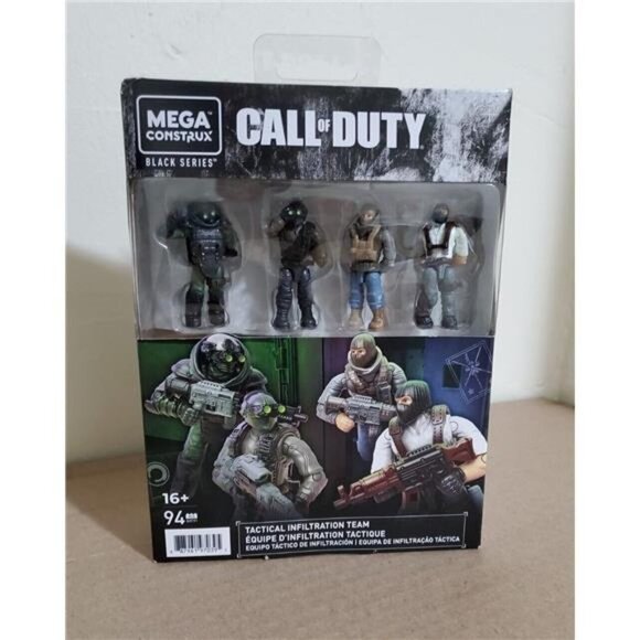 Mega Construx | Toys | Mega Construx Call Of Duty Black Tactical ...